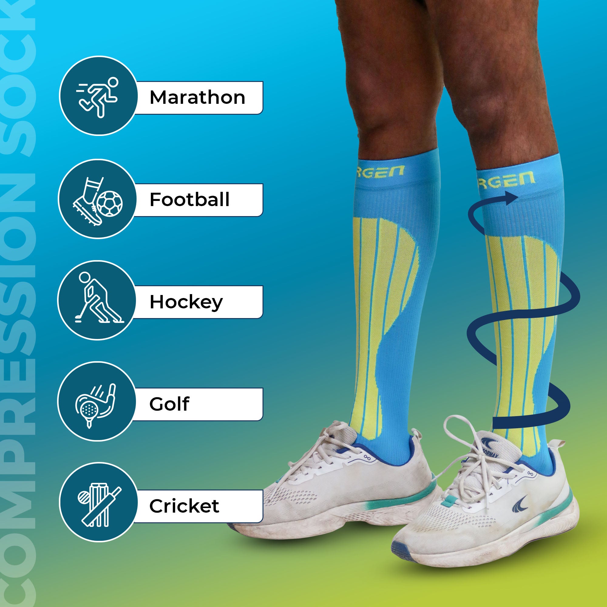 Buy Athletic Socks | Sports socks for Men & Women – Sorgen.Co