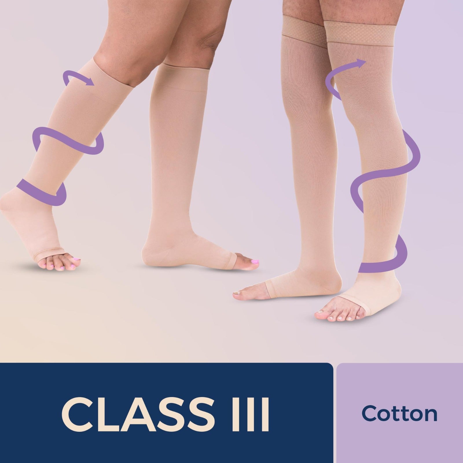 Sorgen® Class 2 Compression Stocking for Vericose Veins - Knee/Thigh Length