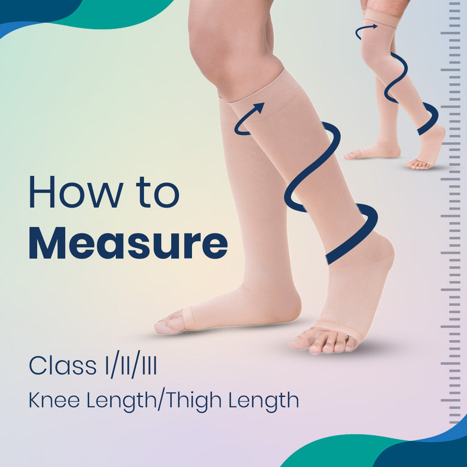 Medical Stockings: Steps to Measure Sorgen Compression Stockings ...